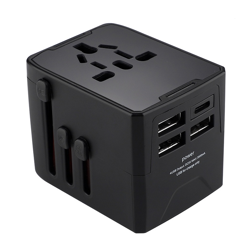 Universal Travel Adapter 3A 3 USB and 1 Type C Ports | Shopee Malaysia