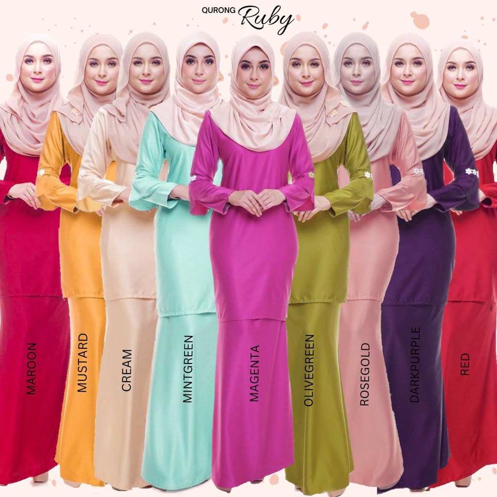 kurung RUBY BAJU KURUNG MODEN MURAH | Shopee Malaysia