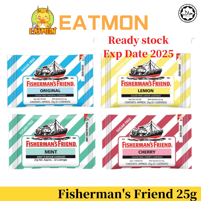 [EATMON] Fisherman s Friend 25g | Shopee Malaysia