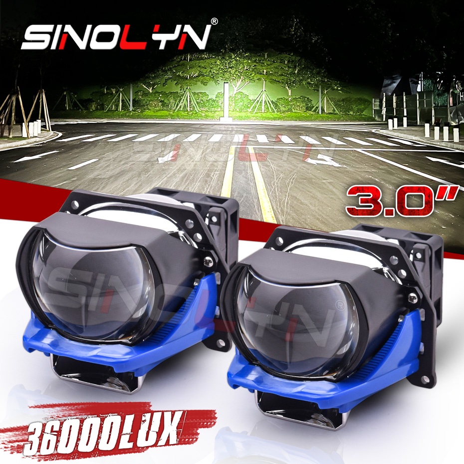 3.0 Inch 36000LM Bi-LED Projector Lens 130W Headlight Hella 3R G5 Dual ...