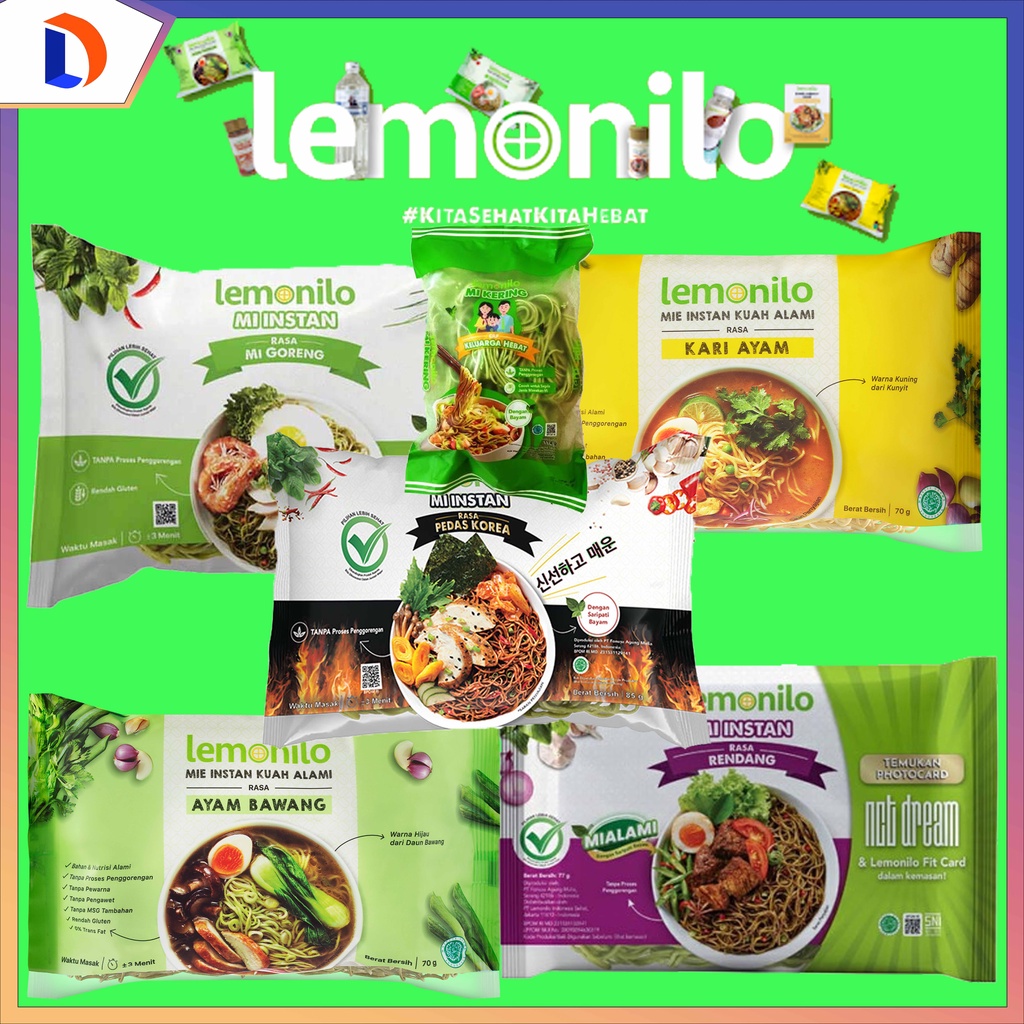 Lemonilo Noodles Instant Noodles - All Varian | Shopee Malaysia