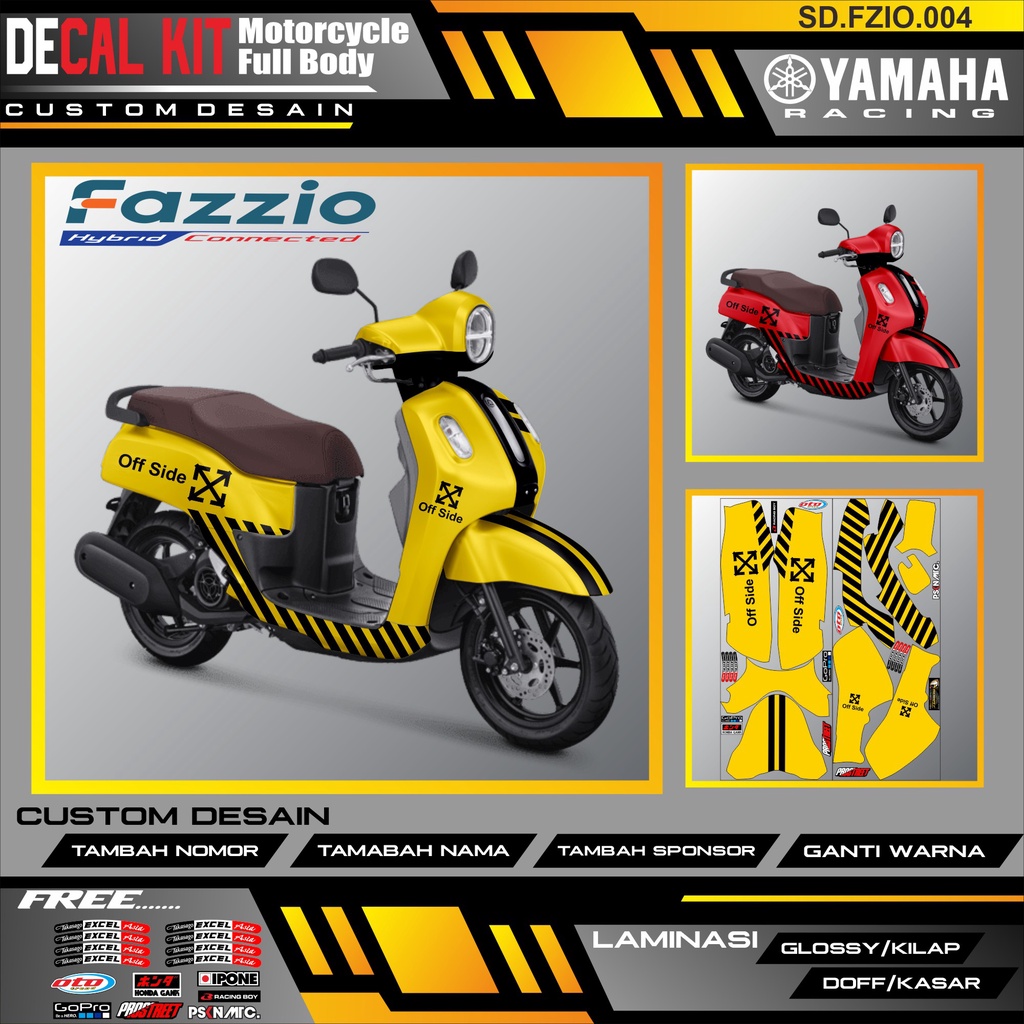 Fazzio 2022 Decal - Fullblock Fullblock Striping Sticker Decal List ...