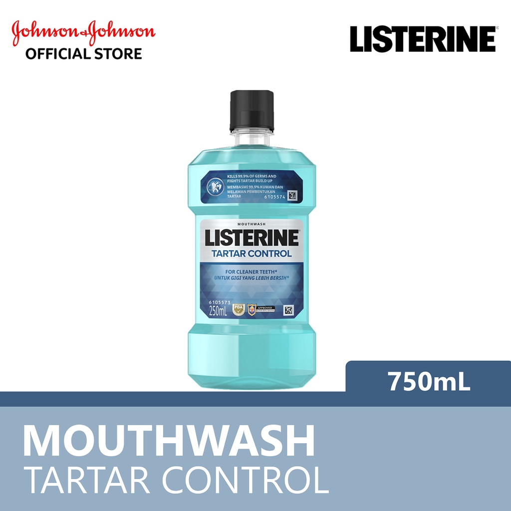 Listerine Tartar Control Mouthwash (750ml) | Shopee Malaysia