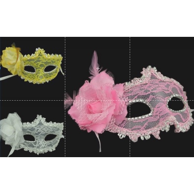 Rose Flower Mask Princess Queen Style Venetian Masquerade Mask Concert ...