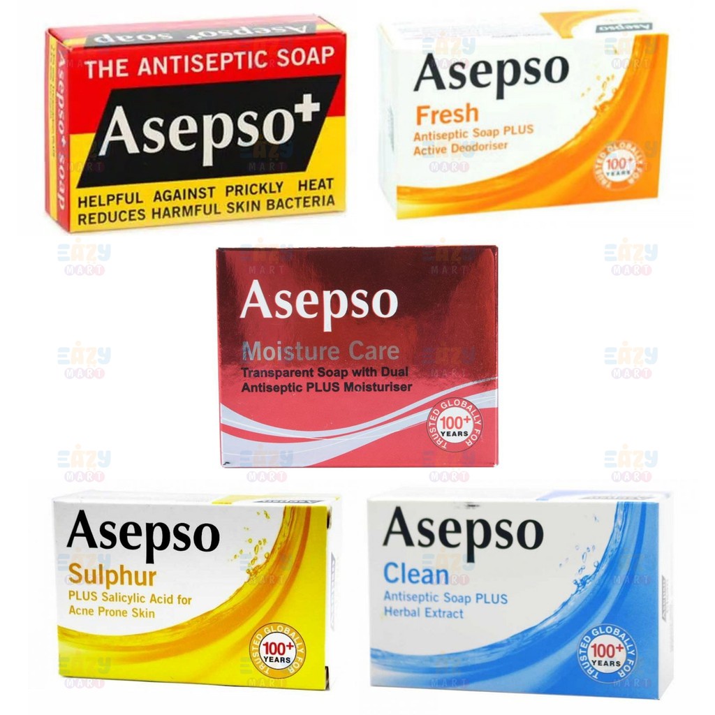 ASEPSO SOAP 80GR ASEPSO ANTI-SEPSO SOAP ANTISEPTIC ANTI-BACTERIAL GERMS ...