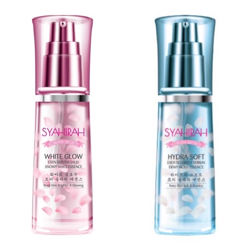 (NO BOX) Syahirah Korean Secrets White Glow Snowy White/Hydra Soft Dewy ...