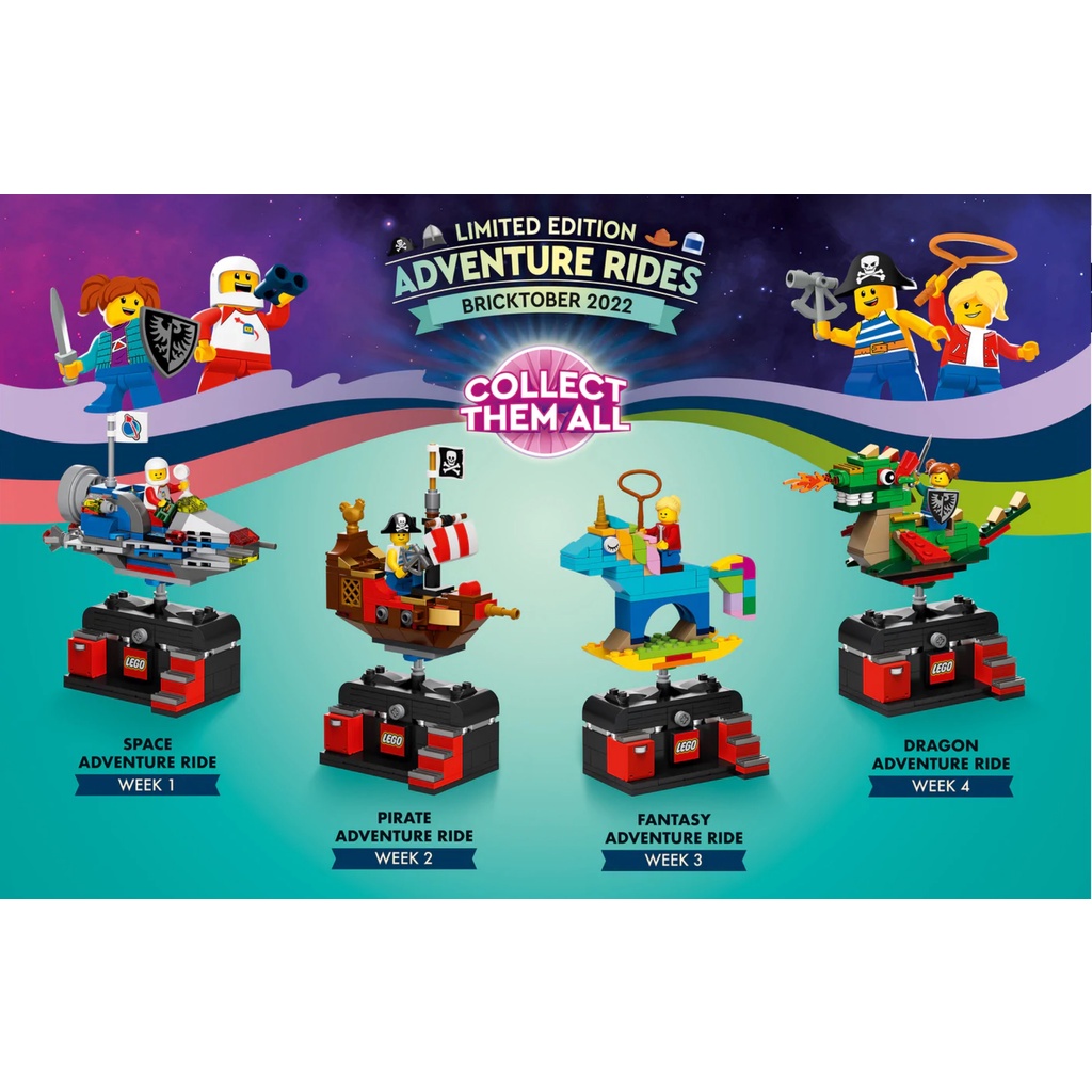 [BricksInBoots] LEGO Bricktober 2022 Adventure Rides Collection ...