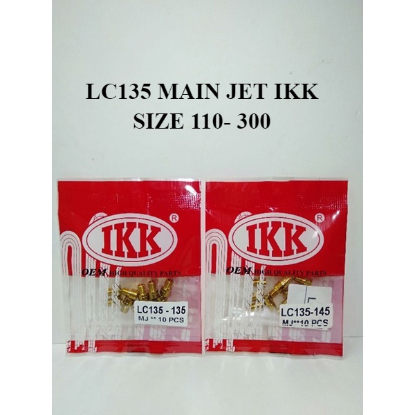YAMAHA LC135 OLD 135LC LC 135 LAMA V1 MAIN JET 110 - 300 PER PCS IKK MJ ...
