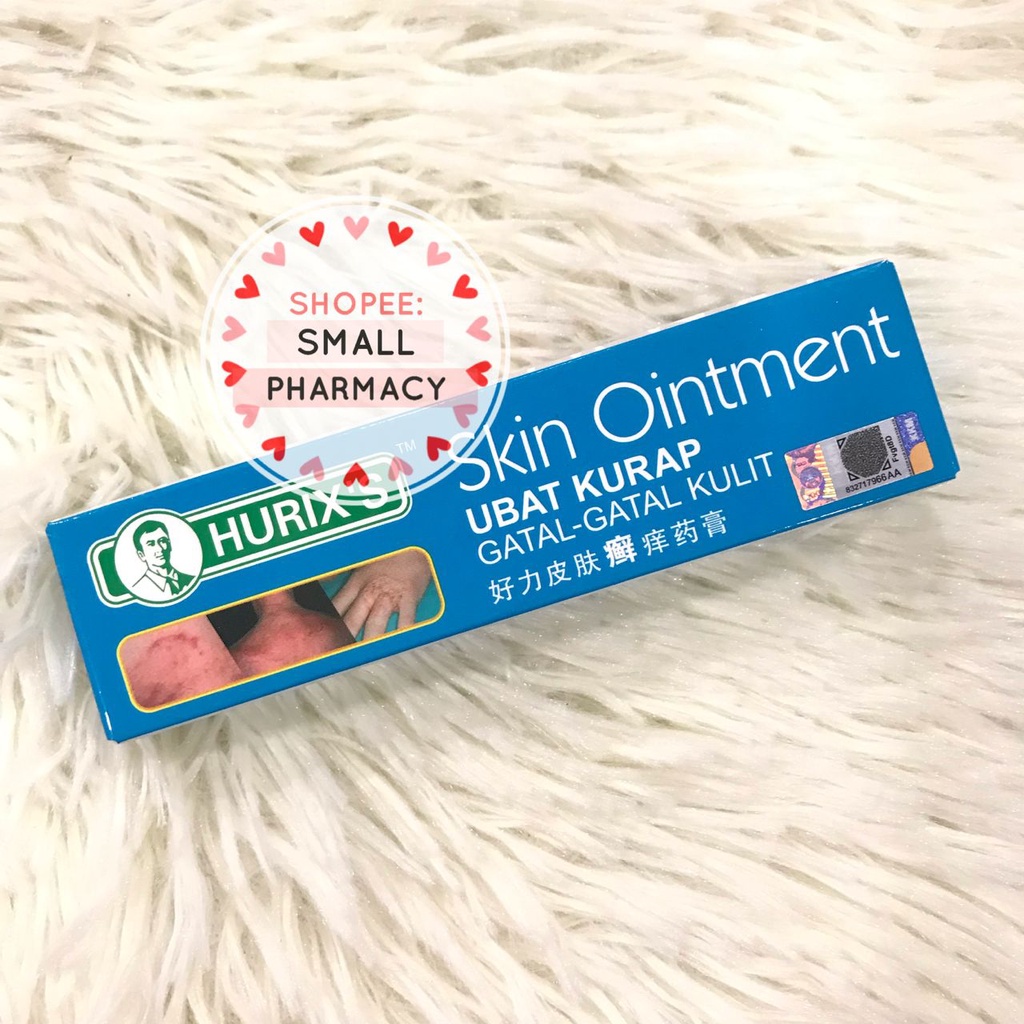 Hurix's Ubat Kurap Gatal-Gatal Kulit ( Skin Ointment) 12g 070084 Exp:8/ ...