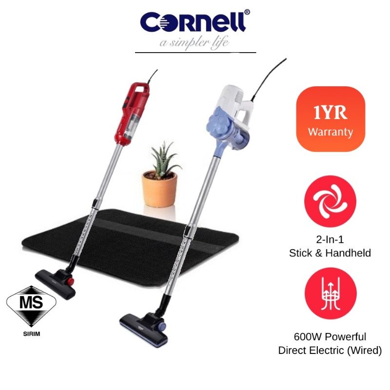 Pensonic 2-In-1 Corded Stick & Handheld Vacuum Cleaner | PVC-1003H CVC ...