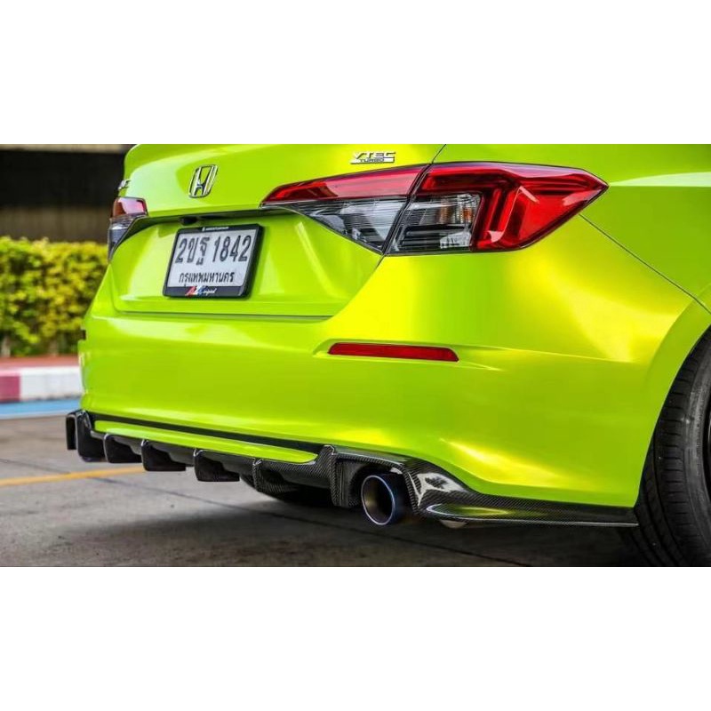 Honda Civic FE Rear Lips Lip,Rear diffuser AZC Original Thailand ...