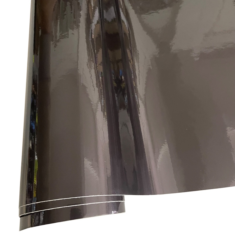 Glossy Candy Metallic Gunmetal Grey Vinyl Wrap Film Car Wrapping Foil ...