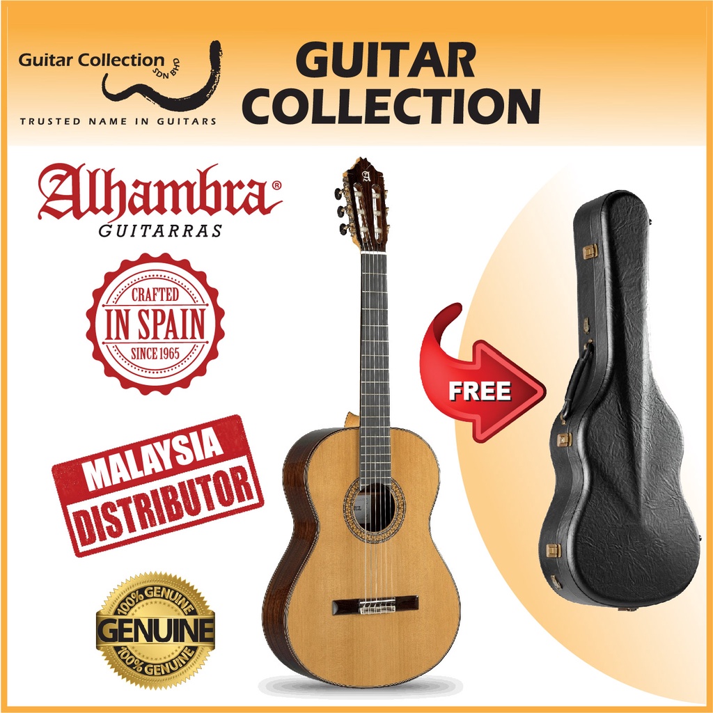 Alhambra 9P Cedar | Classical Guitar | Solid Cedar Top, Rosewood B&S ...