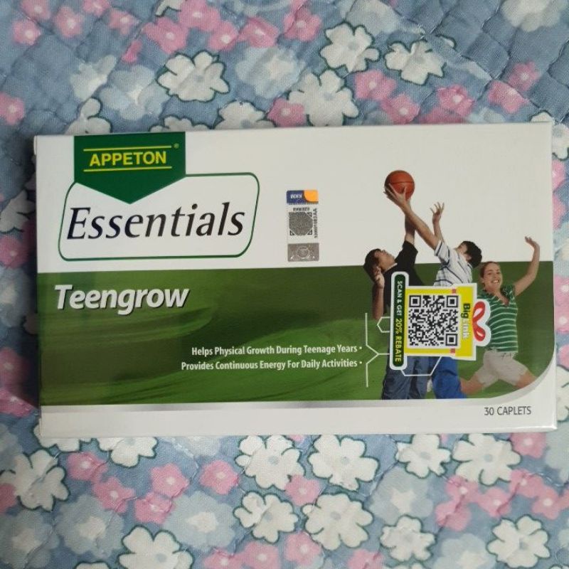 Appeton Essentials Teengrow Caplets 30s (Expiry Date:01/2025) | Shopee ...