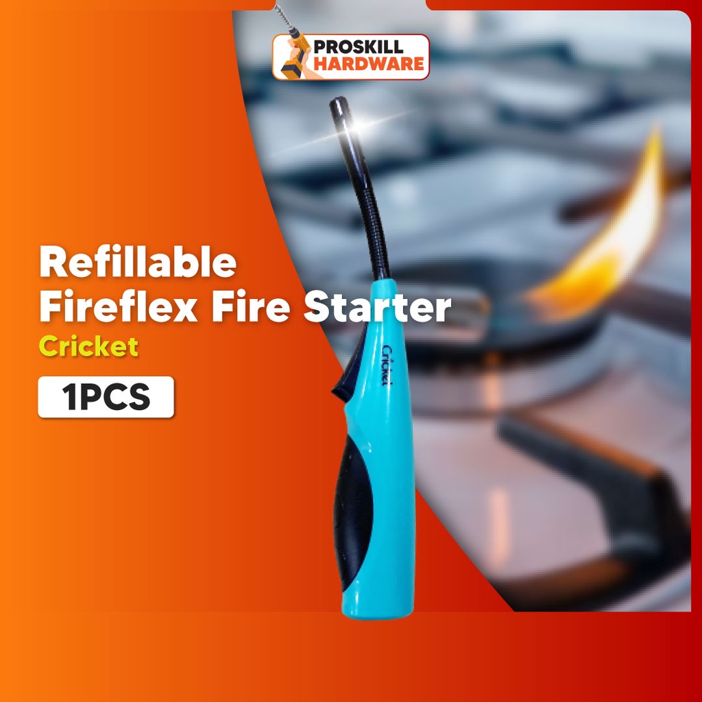 PROSKILL HARDWARE Gas Lighter Refillable Cricket Fireflex Gas BBQ Fire ...