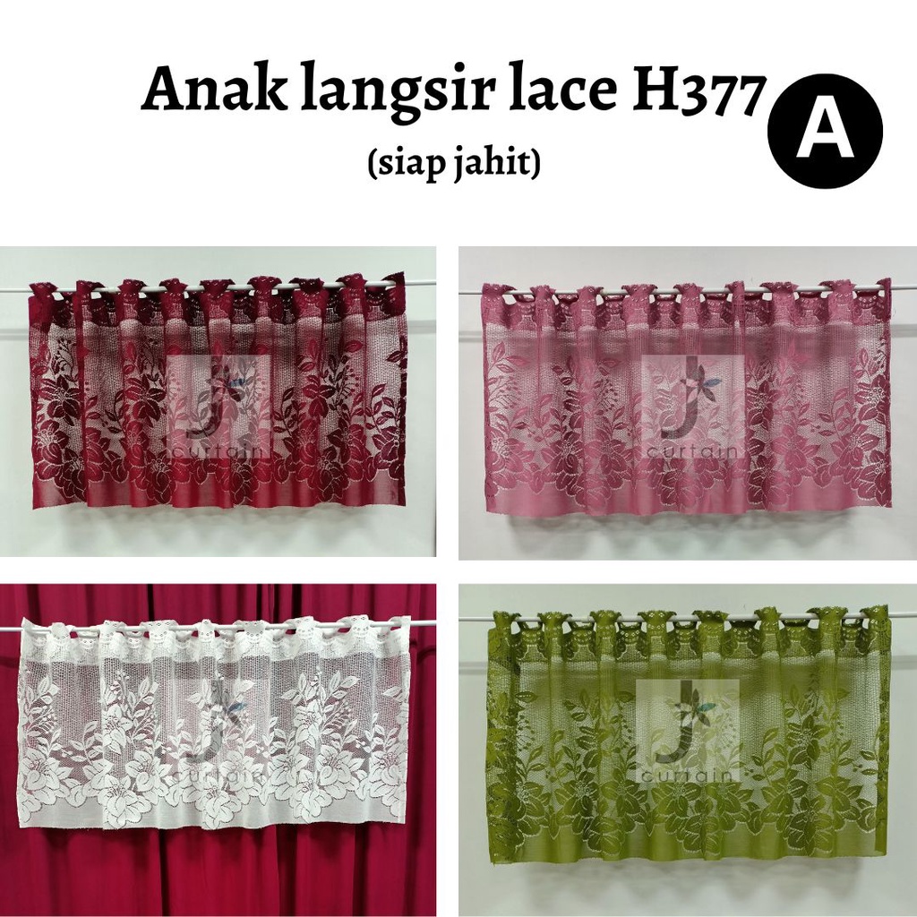 Anak Langsir H377 (A) 152 x 50cm / 60 x 20inci | Shopee Malaysia