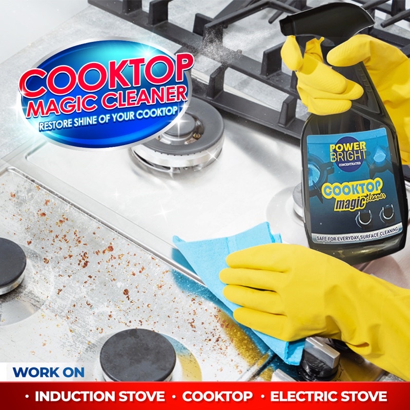 Stove Spray Glass Home Magic Oil Cleaning Grease Cookware Care Cooktop ...
