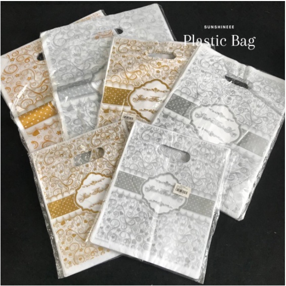100pc Plastic Bag Perkahwinan | Plastik Beg kenduri | Plastic Goodies ...