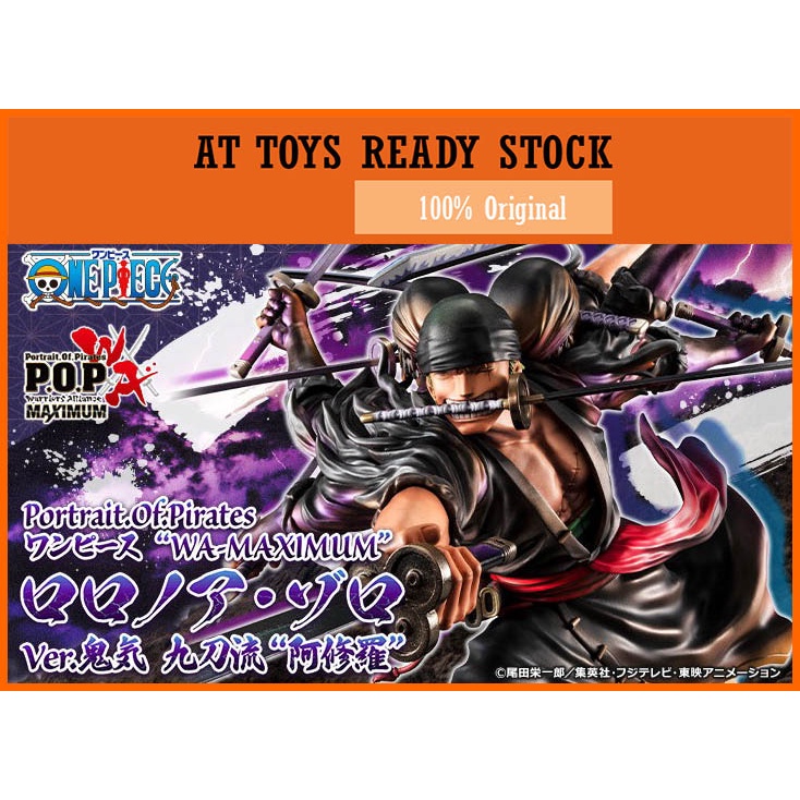 -ORIGINAL-MEGAHOUSE PORTRAIT.OF.PIRATES ONE PIECE “WA-MAXIMUM” Roronoa ...