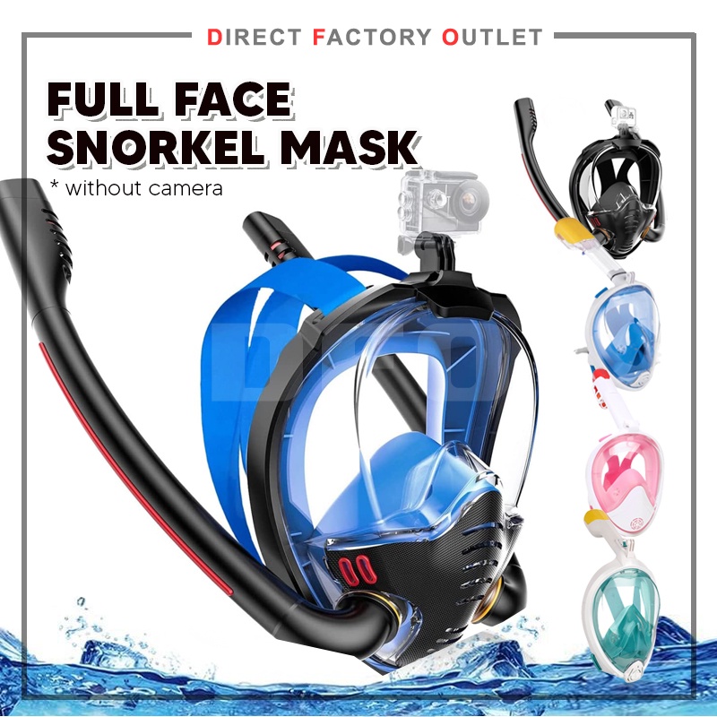 DFO Scubapro Snorkeling Mask Set Anti Fog Glasses Swimming Goggles ...