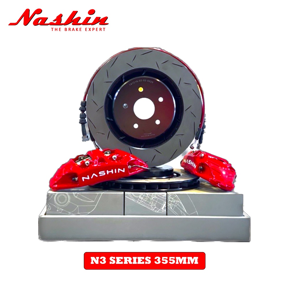 Nissan Fairlady 350Z Z33 2003-08 - Nashin N3 Big 4 Pot Big Brake Kit ...