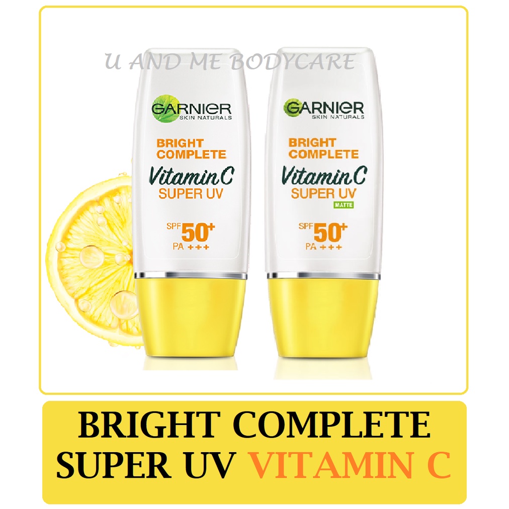 Garnier Bright Complete Super UV Natural Finish/ Matte SPF 50 30ml ...