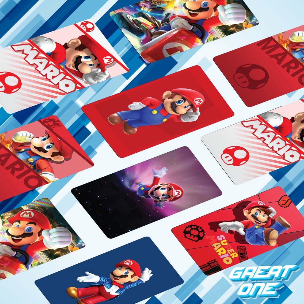 Mario Card Cover Skin Access Touch n Go Skin ATM Bank Debit Credit TnG ...