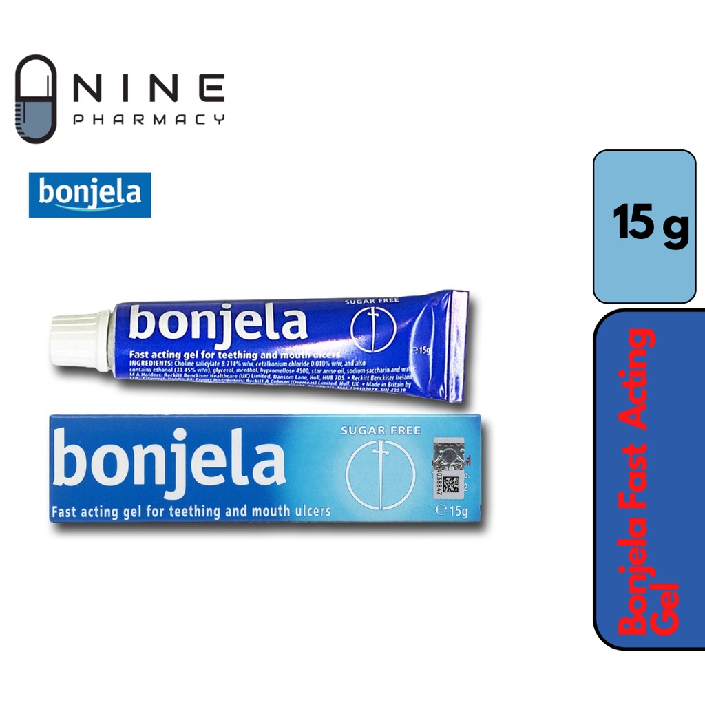 Bonjela Fast Acting Gel For Teething And Mouth Ulcers 15g | Shopee Malaysia
