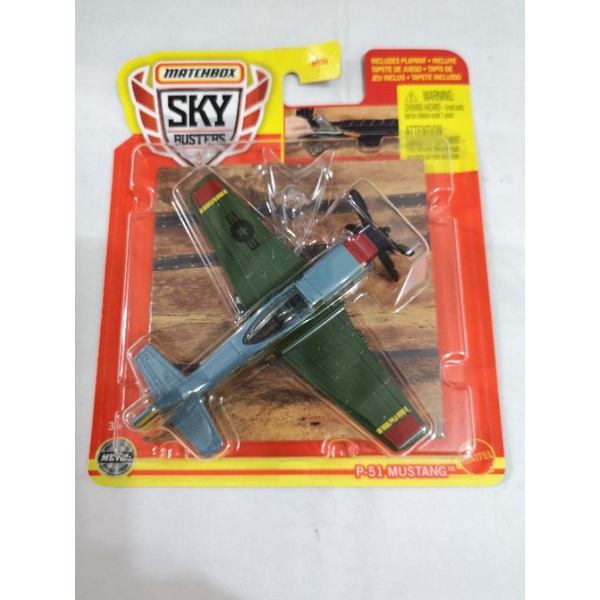 Matchbox Sky Busters P-51 Mustang | Shopee Malaysia