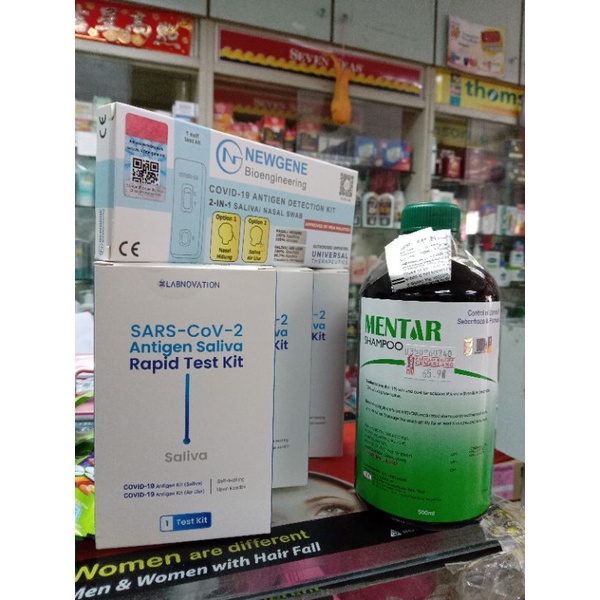 MENTAR SHAMPOO 500ML EXP:04/2023 WITH 3 LABNOVATION TEST KIT AND 1 ...