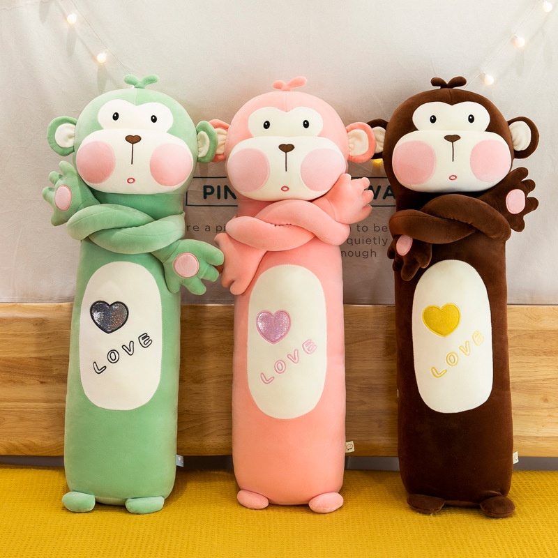 70CM Cute Monkey DIY Home Decoration Animal Stuffed Toys Plushie Doll ...