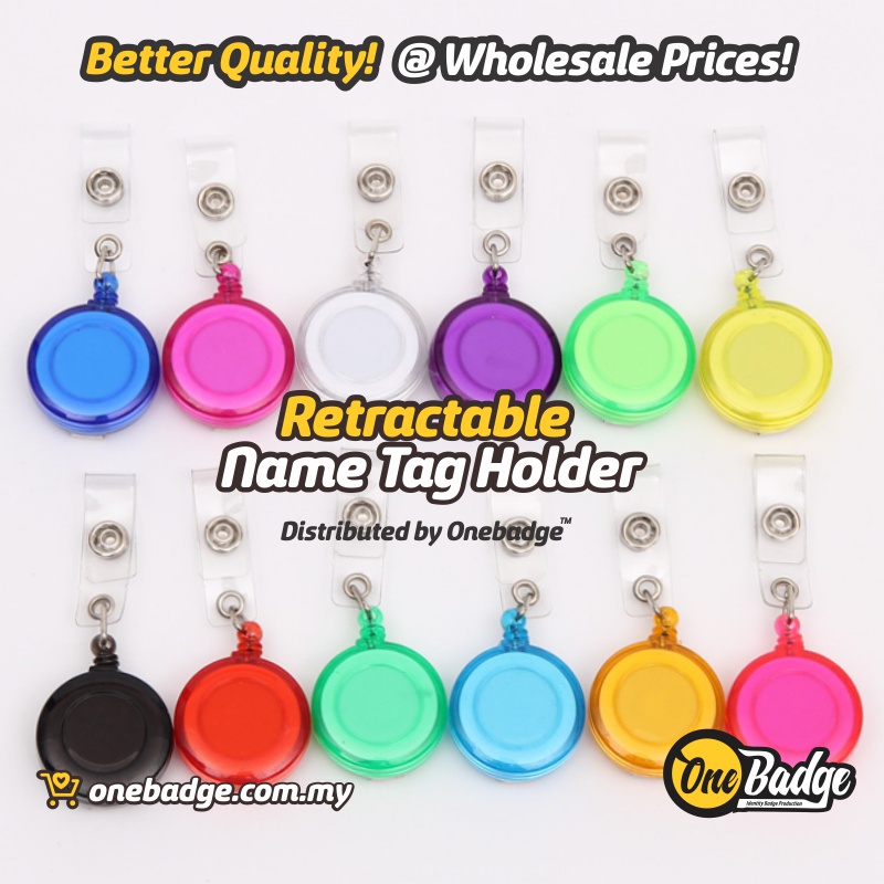 Translucent Yoyo Pulley | Yoyo Tag | Round Shape ID Card Pulley ...