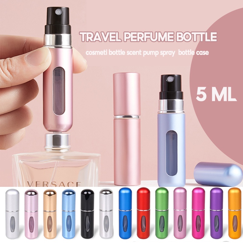 NEW 5ml Refillable Perfume Atomizer Bottles Refillable Travel Size ...