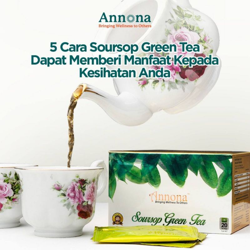 Annona Soursop green tea' 20 bag | Shopee Malaysia