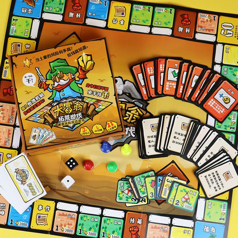 Monopoly Board Game Monopoly Pioneer Age Classic Edition Board Game ...