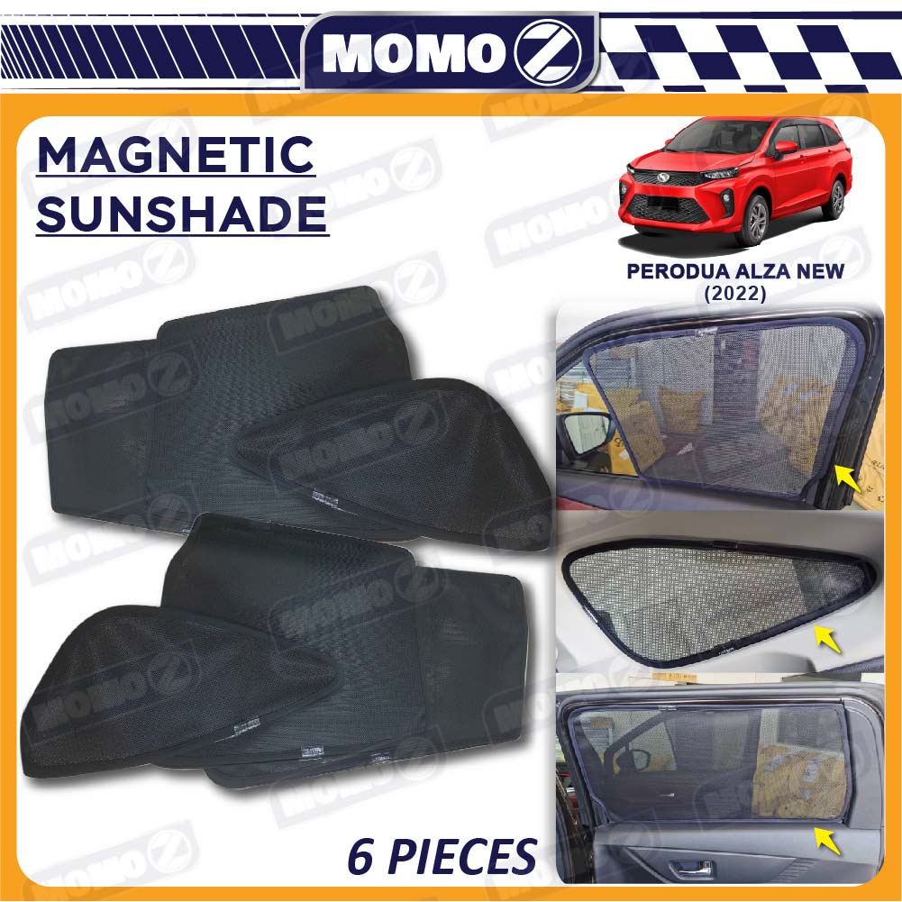 Car Perodua Alza 2022 - 2025 Axia New 2023 - 2025 Magnetic Sunshade ...
