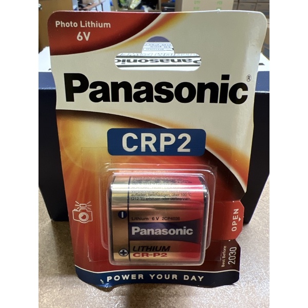 Panasonic Lithium CRP2 Photo Power Battery - CR-P2 min. 1400mAh ...