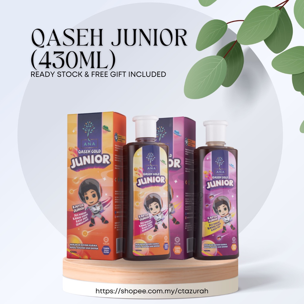 QASEH GOLD JUNIOR ASLI & OREN (430ML) | Shopee Malaysia