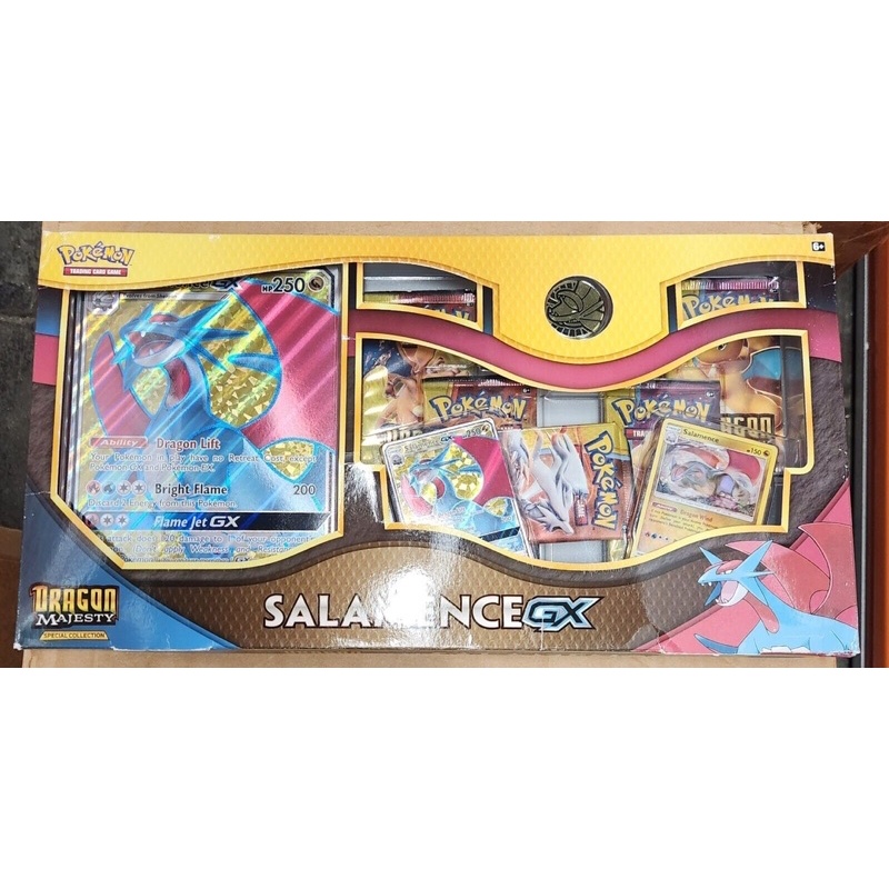 Pokemon Salamence GX Dragon Majesty Special Collection Box | Shopee Malaysia