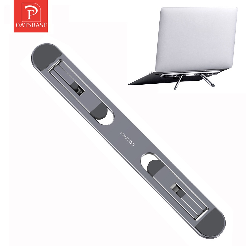 OATSBASF Mini Foldable Invisible Laptop Stand Aluminium Metal ...