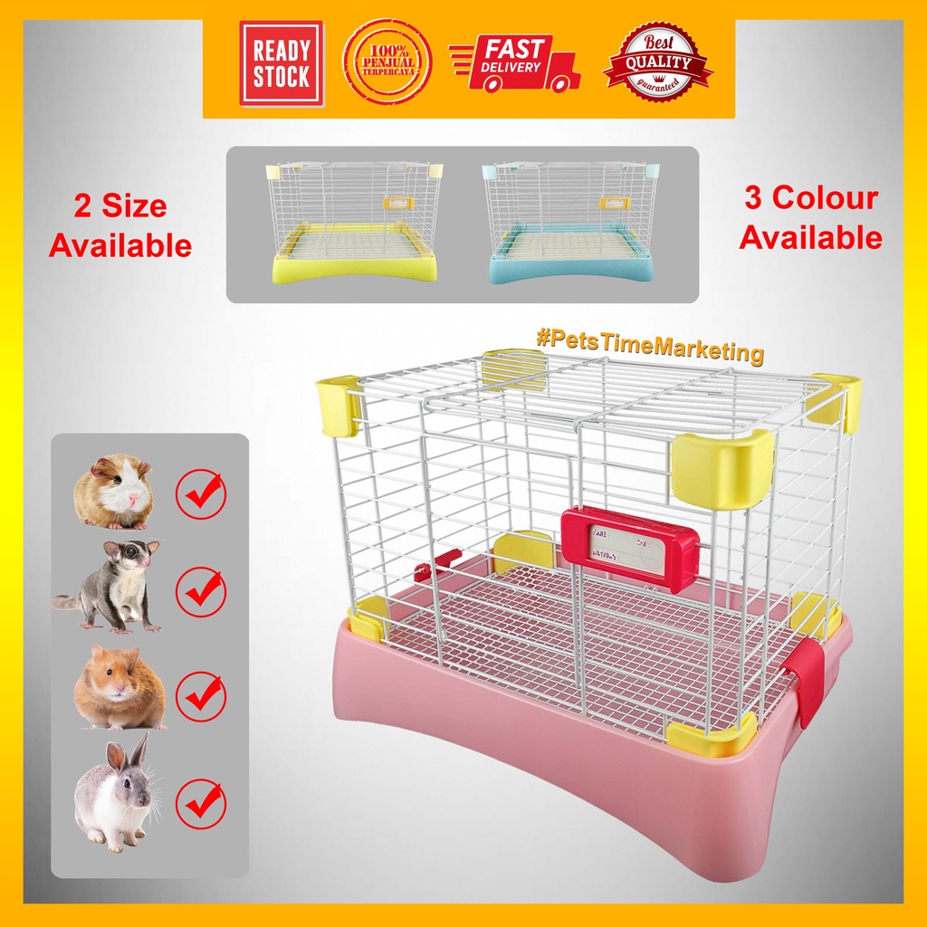 HIGH QUALITY Sangkar Arnab | Sangkar Hamster | Rabbit Cage | Hamster ...