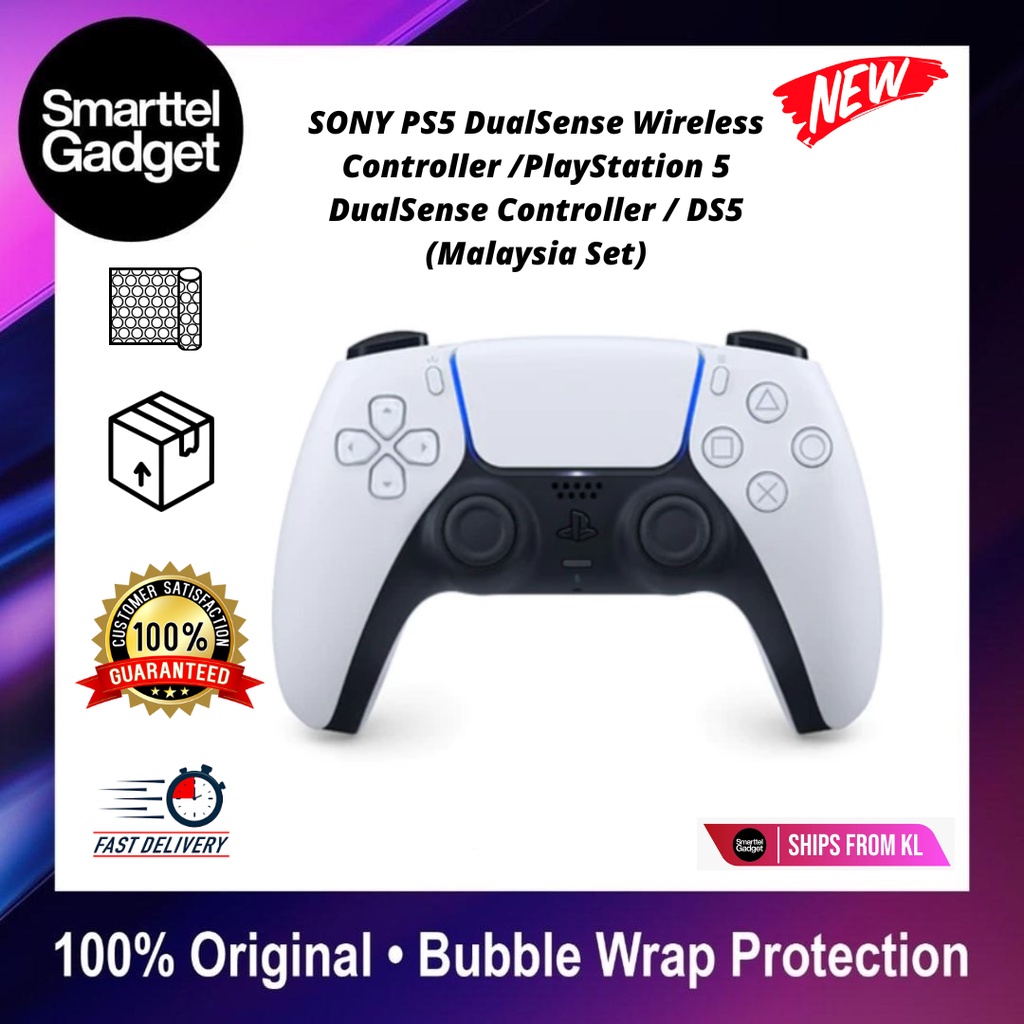 SONY PS5 DualSense Wireless Controller /PlayStation 5 DualSense Controller / DS5 (Malaysia Set ...