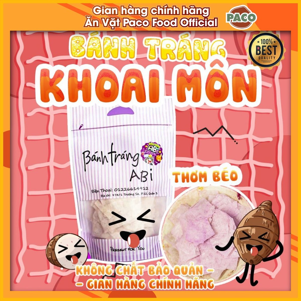 Abi rice paper, dew-dried rice paper with taro flavor, delicious and ...