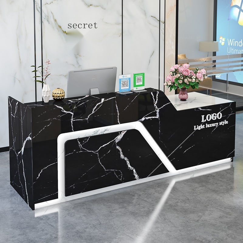 Cashier counter, shop small reception cabinet, beauty salon counter ...