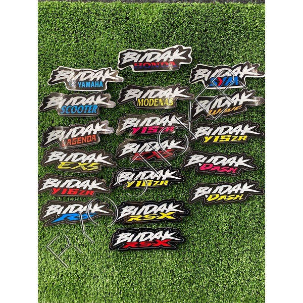 STICKER BUDAK YAMAHA/HONDA/SYM/LAGENDA/SCOOTER/WAVE/Y15ZR/Y16ZR/EX5 ...