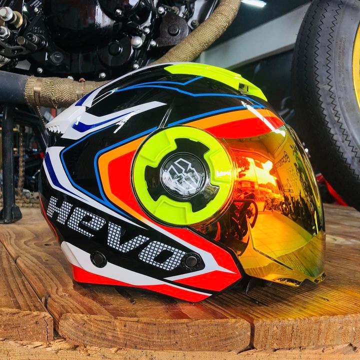 MHR OF729 Urban Hevo Double Visor Cruise Light Weight Helmet Sirim ...