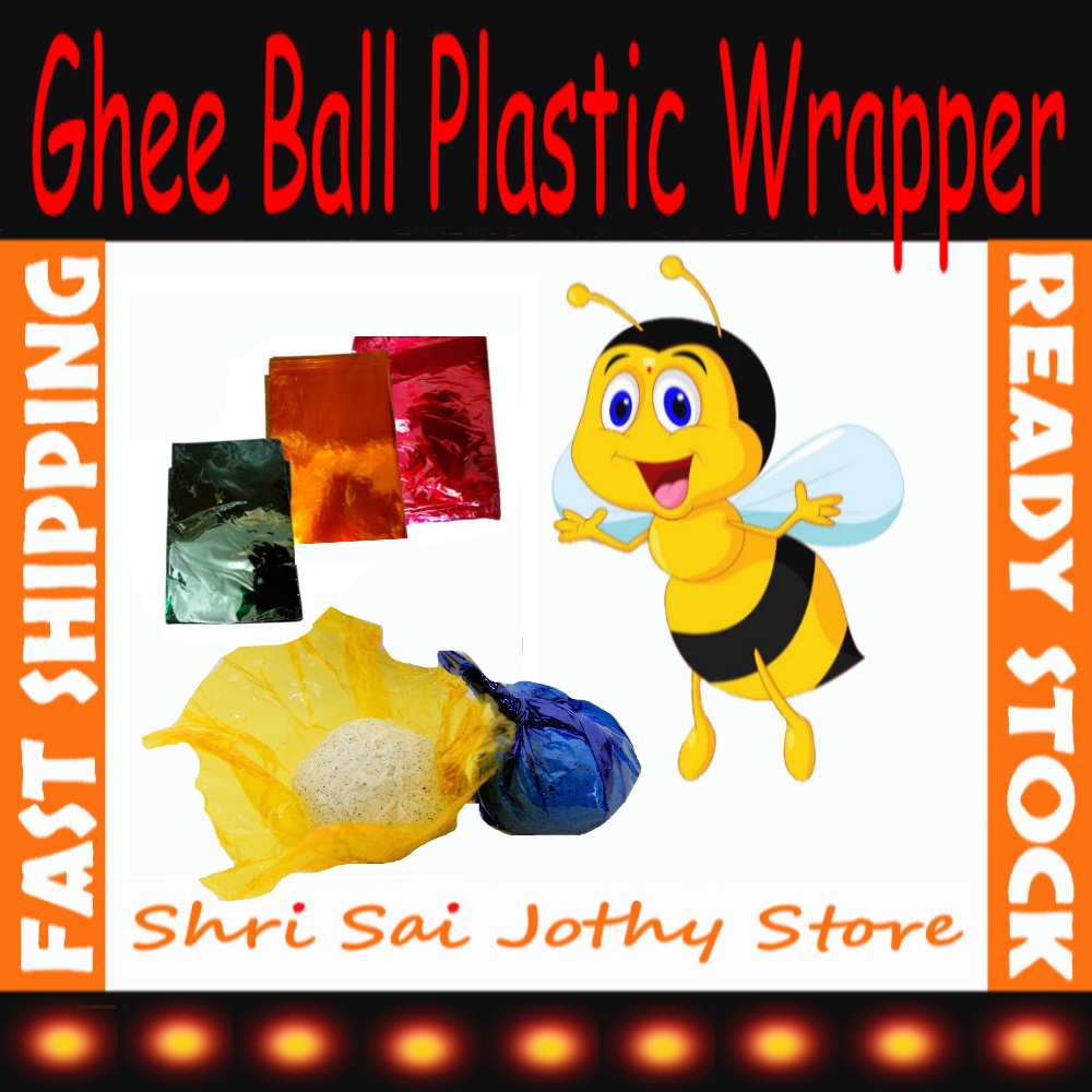 Food Grade Nei Urandai/Ghee Ball Plastic Wrapper (1 Meter) - SHRI SAI ...