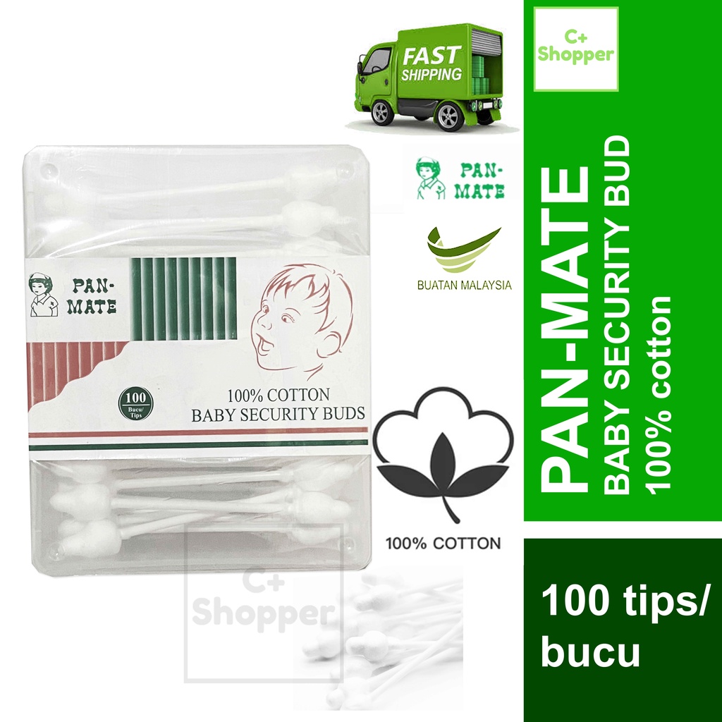 C+ Shopper Pan-Mate Baby Security Buds Tray (100 tips) | Pan-Mate Putik ...