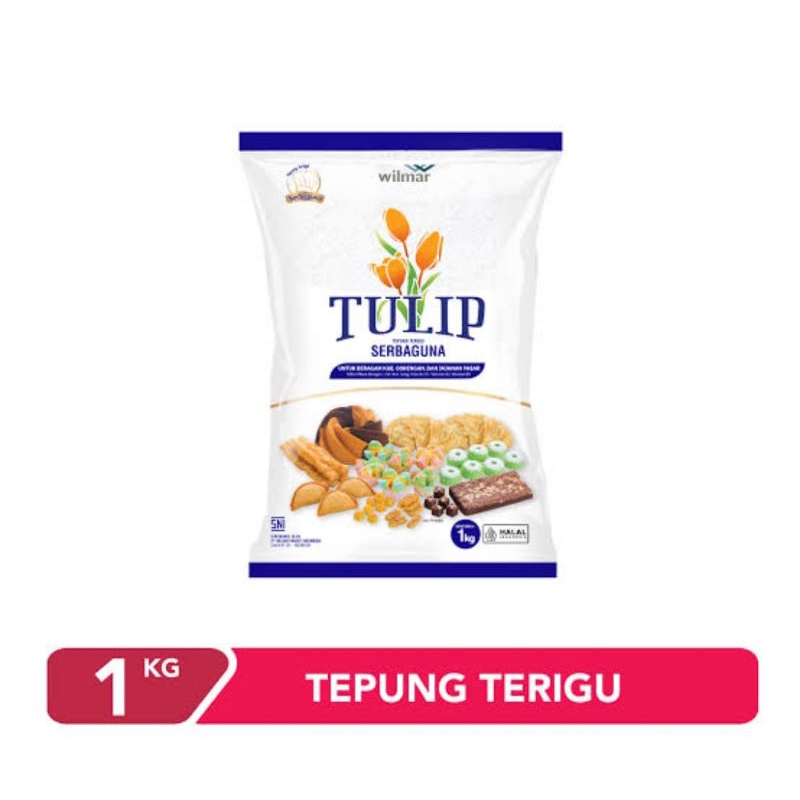 Multipurpose TULIP Flour 1kg | Shopee Malaysia