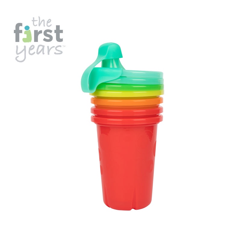 The First Years 6874 Take & Toss Spill-Proof Sippy Cups, 10oz, 4 pack ...